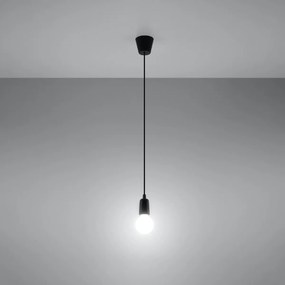 Sollux Lighting Závěsné svítidlo DIEGO 1 černé