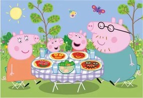DINO Puzzle Prasátko Peppa: Na dovolené / 2x48 dílků / od 5 let