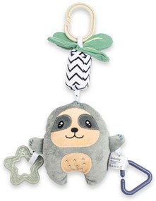 NEW BABY plyšová závěsná hračka Sloth šedá