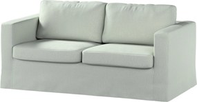 Potah na pohovku IKEA Karlstad 2-místná , nerozkládací, dlouhý barva modrá látka pletený vzor