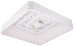 T-LED Bílé LED stropní svítidlo hranaté 500x500mm 48W CCT