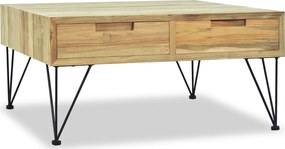 vidaXL Konferenční stolek, masivní teak, 80x80x40 cm [244574]