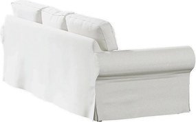 Potah na pohovku IKEA  Ektorp 3-místná, rozkládací STARÝ MODEL PIXBO barva krémová látka pletený vzor