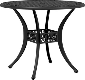 3dílný bistro set černý litý hliník 3216331