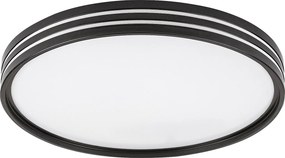Rabalux Černé stropní LED svítidlo Epora 390mm 25W 71118