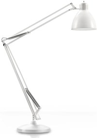 Leucos 0011100 JJ Big, bílá stojací lampa se stmívačem, 1x45W LED 2700/3000K, výška 225cm
