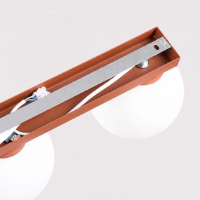 Sollux Lighting Stropní svítidlo YOLI 2 okrově červené