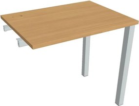 Hobis Kancelářský stůl řetězící Hobis UE 800R, deskaakát, bílá RAL 9016