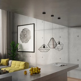 Sollux Lighting Závěsné svítidlo DEMI černé