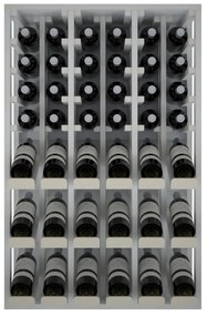 Expovinalia Regál na víno VILLAFRANCA V Materiál a odstín: Borovice s černým nátěrem