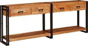Konzolové stolky 2 ks Hnědá 200 x 33 x 75 cm 3324227