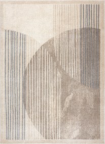 Dywany Łuszczów, Kusový koberec Fusion 0815 cream/beige, 140x190, béžová, kancelář