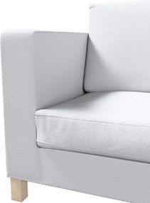 Potah na pohovku IKEA  Karlanda rozkládací, krátký barva bílá látka pletený vzor