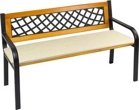 Bellatex Sedák na lavici hladký Béžová 40x140 cm