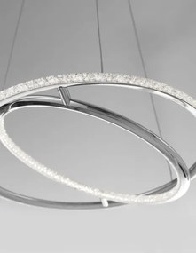 LED lustr Livorno 45 Chrome