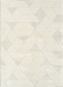 Angel Carpet, Kusový koberec Aurora 11 White, 80x150, bílá, kancelář