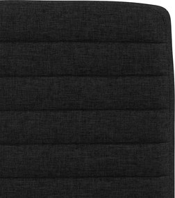 Jídelní židle 6 ks černé textil 3315546