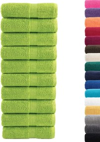 Prémiové mycí utěrky SOLUND 10 ks jablečně zelené 30x30 cm 600 g/m² 137493