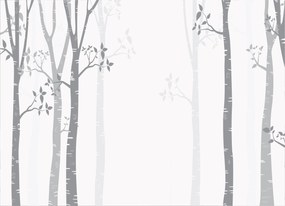 Malvis ® Tapeta Zimní les Vel. (šířka x výška): 360 x 260 cm