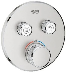 Grohe Grohtherm SmartControl - Termostatická sprchová baterie pod omítku, 2 ventily, supersteel 29119DC0