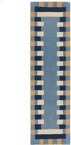 XXXLutz BĚHOUN, 60/230 cm, modrá, žlutá Flair Rugs - Online Only koberce & rohožky - 003165040904