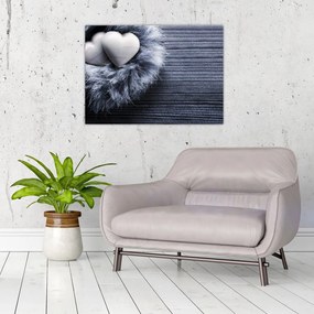 Skleněný obraz - Hnízdo lásky (70x50 cm)