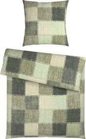 XXXLutz POVLEČENÍ, flanel, zelená, 135/200 cm Novel - Online Only povlečení - 008699000602