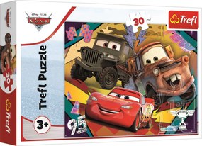 TREFL PUZZLE Rychlá auta Cars 3 (Auta) 27x20cm 30 dílků skládačka tr18293
