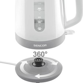 Sencor SWK 1020WH  – rychlovarná konvice 1 l, bílá