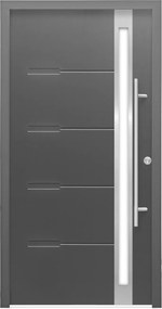 SPLENDOOR Vchodové dveře ThermoSpace Atlanta Classic antracit 110 P