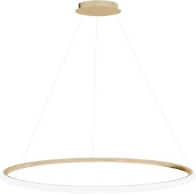 Toolight Toolight, LED závěsné svítidlo 60cm, 37W, 3000K, LHJ002-CP, zlatá lesklá, OSW-60000