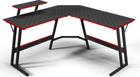 Herní stůl BG02 černý 130 cm