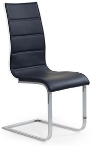 Jídelní židle K104 černo-bílá
