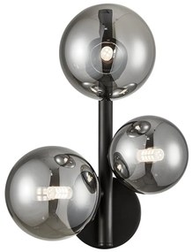 Milagro Nástěnná lampa MILA 3xG9/9W/230V černá/šedá MI2289