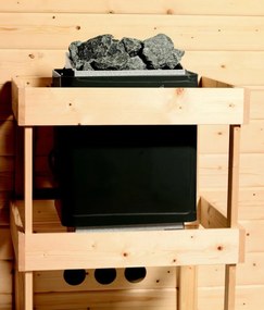 Interiérová finská sauna s kamny 3,6 kW Dekorhome