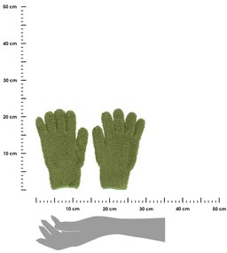 Rukavice na čištění listů Plant, zelená