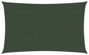 Stínící plachta obdélníková HDPE 2,5 x 2 m Dekorhome Tmavě zelená