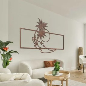Designová dřevěná dekorace květinový ornament | SENTOP HDF0323