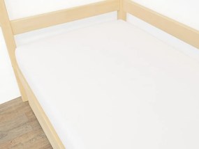 Benlemi Jednolůžkové prostěradlo z mikroplyše Zvolte barvu: Bílá, Zvolte rozměr: 120 x 180 cm