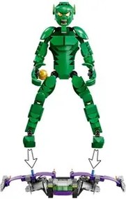 LEGO® Marvel 76284 Sestavitelná figurka: Zelený Goblin / Počet dílků: