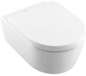 Villeroy & Boch Avento - Závěsné WC se sedátkem SoftClosing, DirectFlush, alpská bílá 5656HR01
