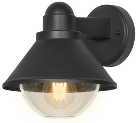 Černé fasádní svítidlo Saginia pro žárovku E27 IP44  - Candellux