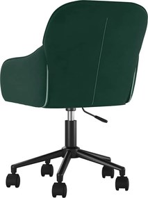 Otočné jídelní židle 2 ks tmavě zelené samet 3103423