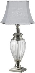 Stolní lampa DEANNA 50 cm, stříbrná