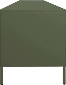 TV skříňka olivová 202 x 39 x 43,5 cm ocel válcovaná za studena 3307153