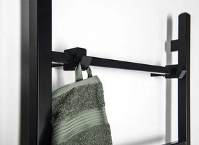 Sapho, BARBO elektrický sušák 600x1600 mm, 160 W, hranatý, černá mat, BB906
