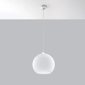 Sollux Lighting Závěsné svítidlo BALL bílé