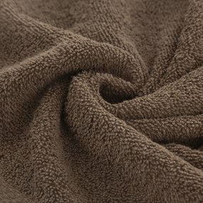 FROTÉ RUČNÍK SMOOTH 70X140 CM HNĚDÁ