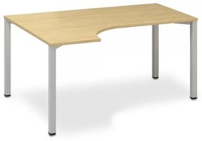Ergonomický stůl ProOffice B 180 x 120 cm, levý / Hruška