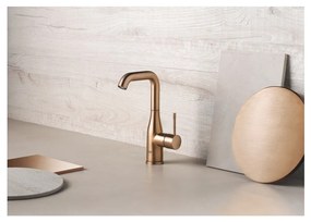 Grohe Essence - Páková umyvadlová baterie s odtokovou garniturou, Velikost L, kartáčovaný Warm Sunset 32628DL1